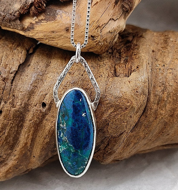 Azurite Pendant - Little Gypsy's Fine Jewelry, Gifts & Gallery